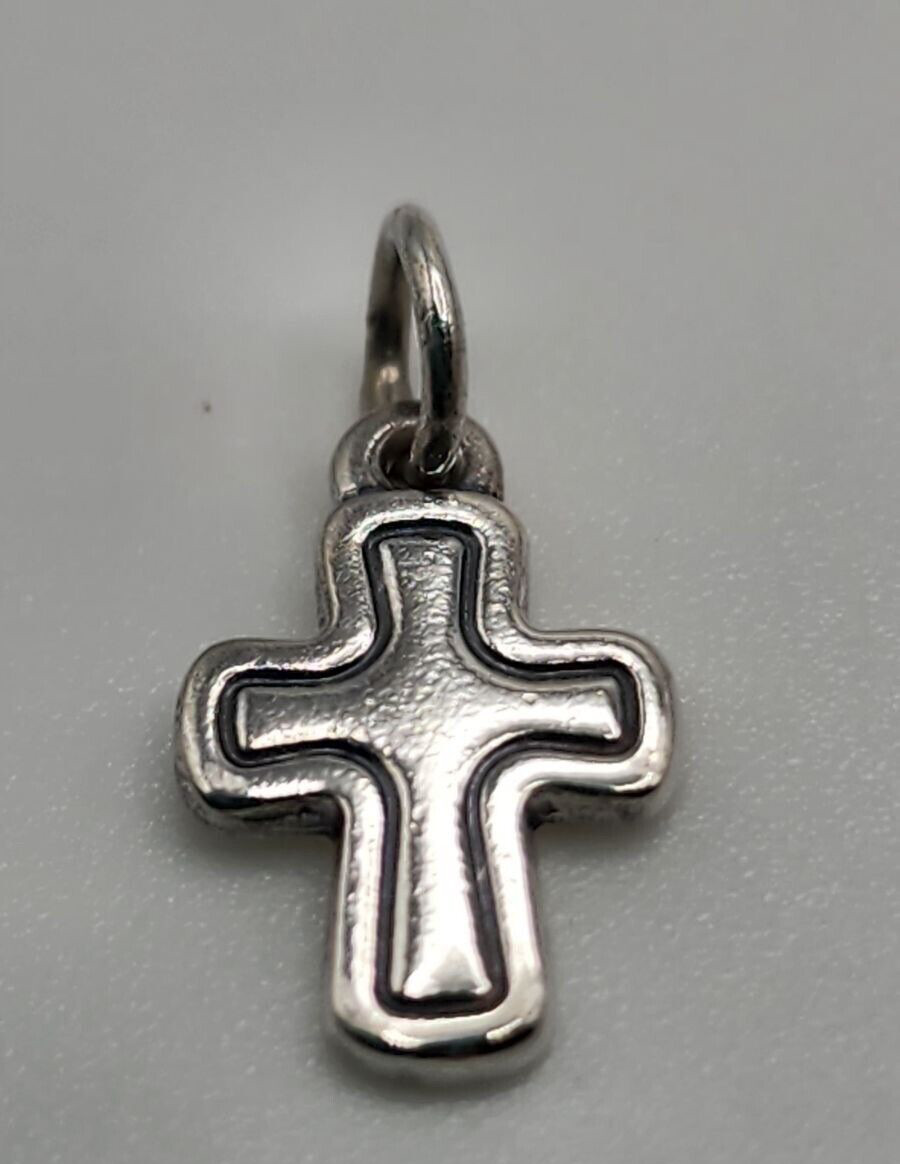 JAMES AVERY Sterling Silver SANTA BARBARA CROSS Charm… - Gem