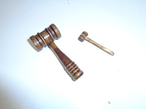 Vintage Tiny Toy Miniature Gavel Lot of 2 | eBay