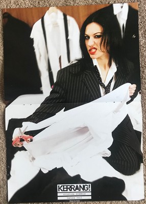 CRISTINA SCABBIA / LACUNA COIL ~ 2006 UK Magazine centrefold poster ...