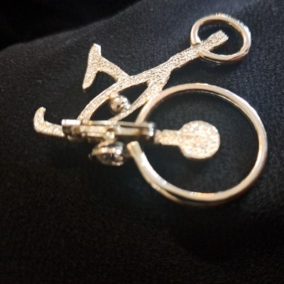 Vintage Old Time Big Wheel Bicycle Pin Brooch Gold-Tone | eBay