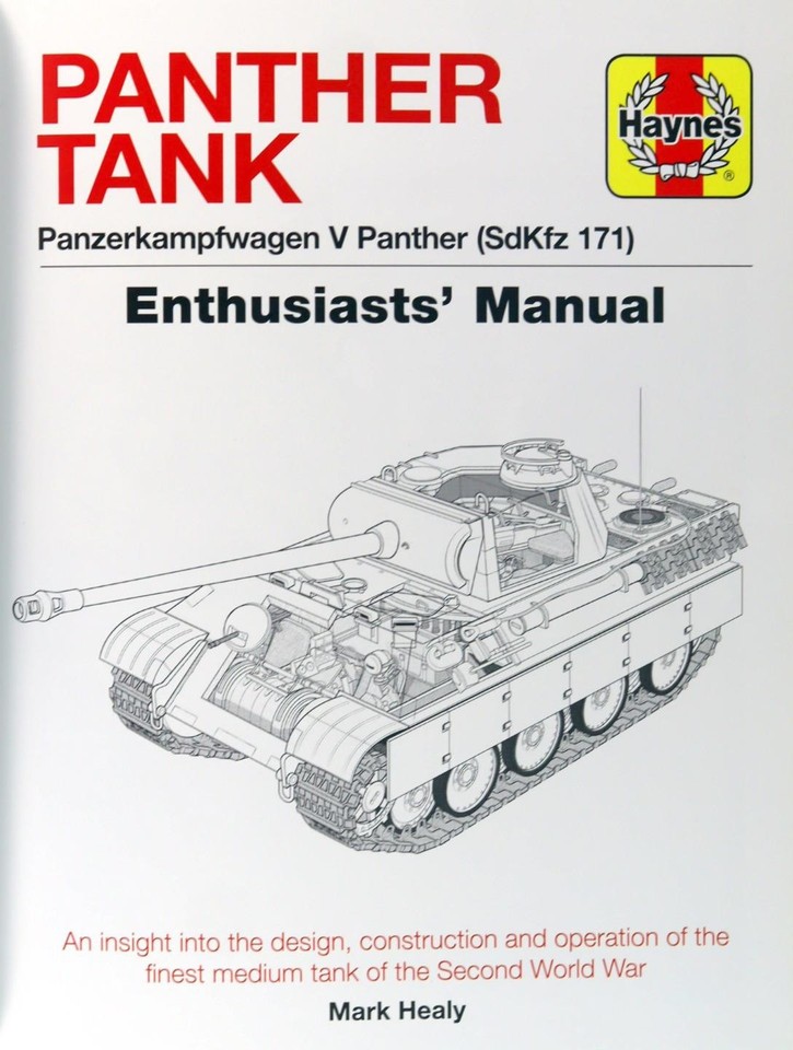 Panther Tank Manual Panzerkampfwagen V Panther SdKfz 171 Haynes Manual ...