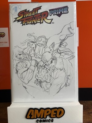 STREET FIGHTER PRIME #0 Retailer Exclusive ALEX ROSS B&W Sketch Variant ...