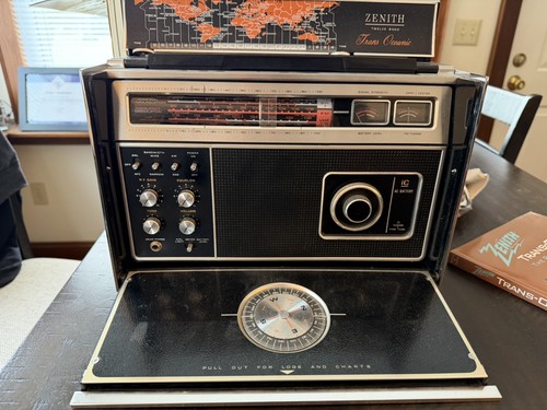 Zenith Transoceanic R7000-2 AM/FM VHF SW 12 Band Radio Superb Working ...