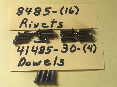 Harley Rivet Sprocket (4) 41485-30 Dowel,8485 (16) rivets rear sprocket ...