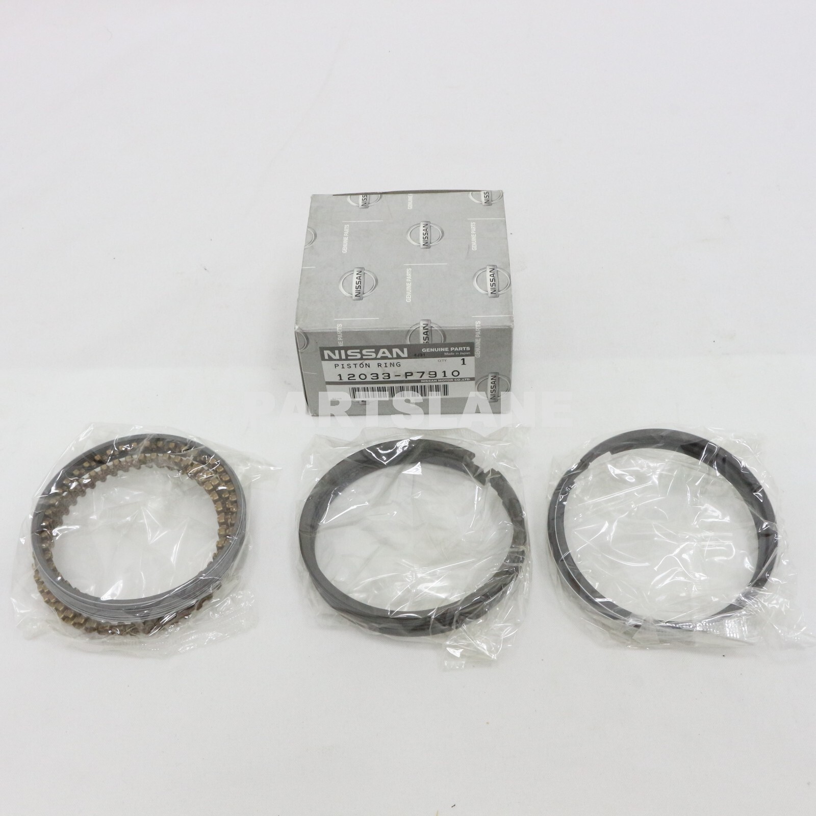 Nissan 12033-P7910 OEM Genuine Piston Ring Set-Piston | Piston Rings ...