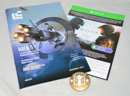 Rare Loot Crate Issue 29 December 2015 Magazine & Pin Back Button ...