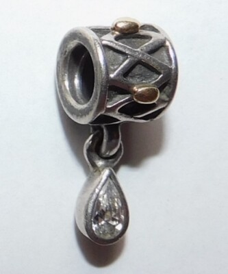 Authentic ALE Pre Owned Retired Pandora Sterling 14K One World Health ...