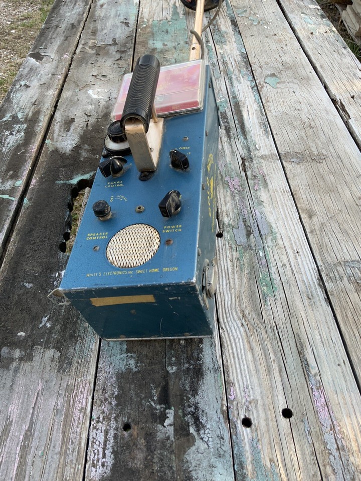 Whites 66T Metal Detector 1970’s Model For Parts Untested | eBay