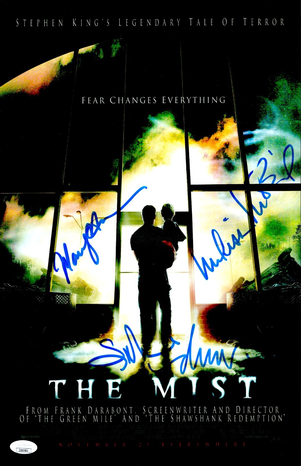 DREW STRUZAN +3 Cast Signed 11x17 THE MIST Photo Authentic Autograph ...