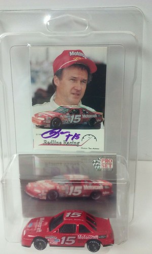 Morgan Shepherd Autograph 1989 Motorcraft #15 Diecast 1/64 Nascar Ford ...