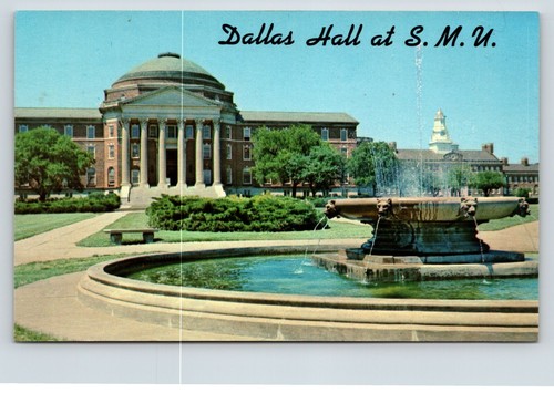 Dallas Hall at Southern Methodist University SMU Fountain Chrome ...