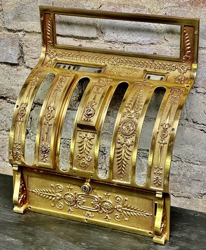 Antique NCR Brass Ornate Front Panel National Cash Register Parts ...