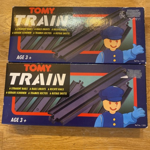 TOMY Trains Dark Blue Rails - Brand New- Rare/Vintage 2 Boxes | eBay