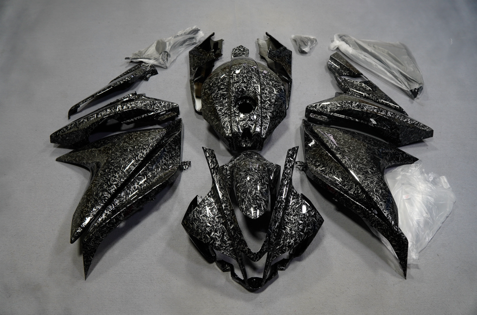 Forged Carbon Fiber Purple Fairing Kit For Yamaha YZF R125 2008-2018 ...