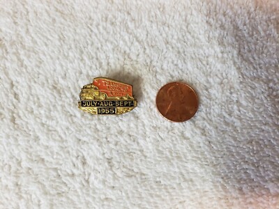 1955 Teamsters Local 70 Membership Lapel Pin with Vintage Semi-Truck ...