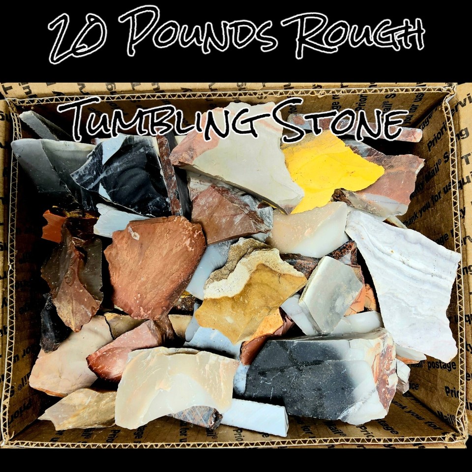 Rough Tumbling Stone 20 Pounds | eBay