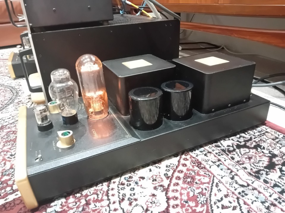 Cary CAD 805 triode output monaural tube valve power amplifiers mono ...