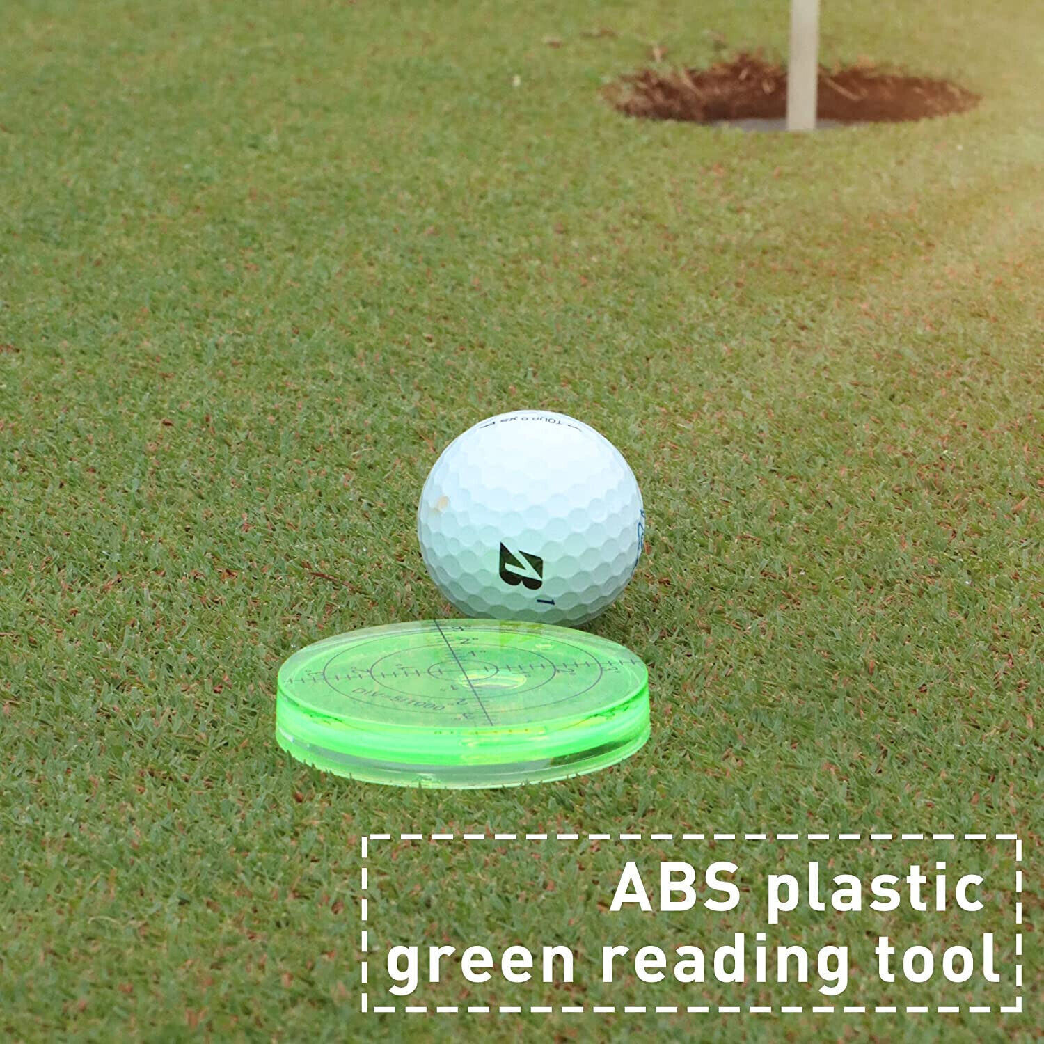 Golf Green Reader Pro Putt Golf Ball Marker round Bubble Level High ...