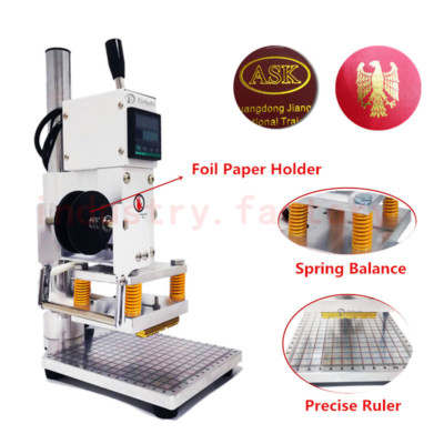 Manual Digital Hot Foil Stamping Machine Leather Logo Bronzing ...