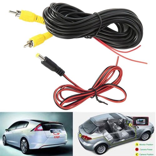 32ft Car Video RCA Extension Cable For Rear View Backup Y9 Wire D9 Hot ...