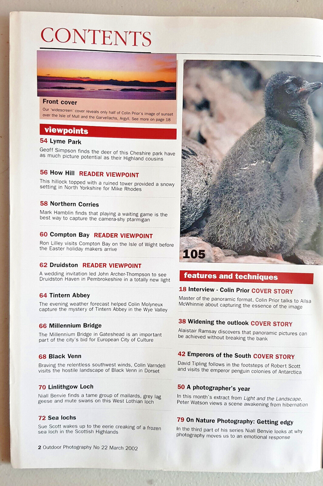 Outdoor Photography, Issue 22, March 2002. Fuji S1 Pro on Test | eBay UK