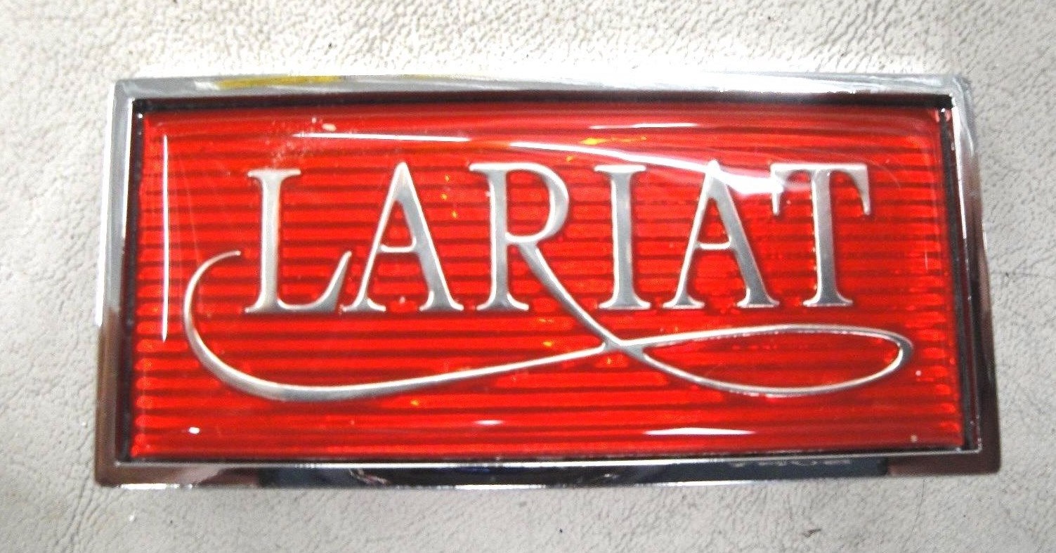 80 81 82 83 84 85 86 FORD TRUCK F100 F250 CAB SIDE LARIAT EMBLEMS NEW ...