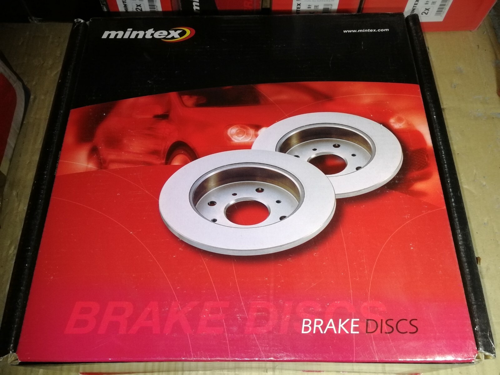 2X MINTEX FRONT DISC BRAKES MDC615 ALFA ROMEO 145 146 155 FIAT LANCIA ...