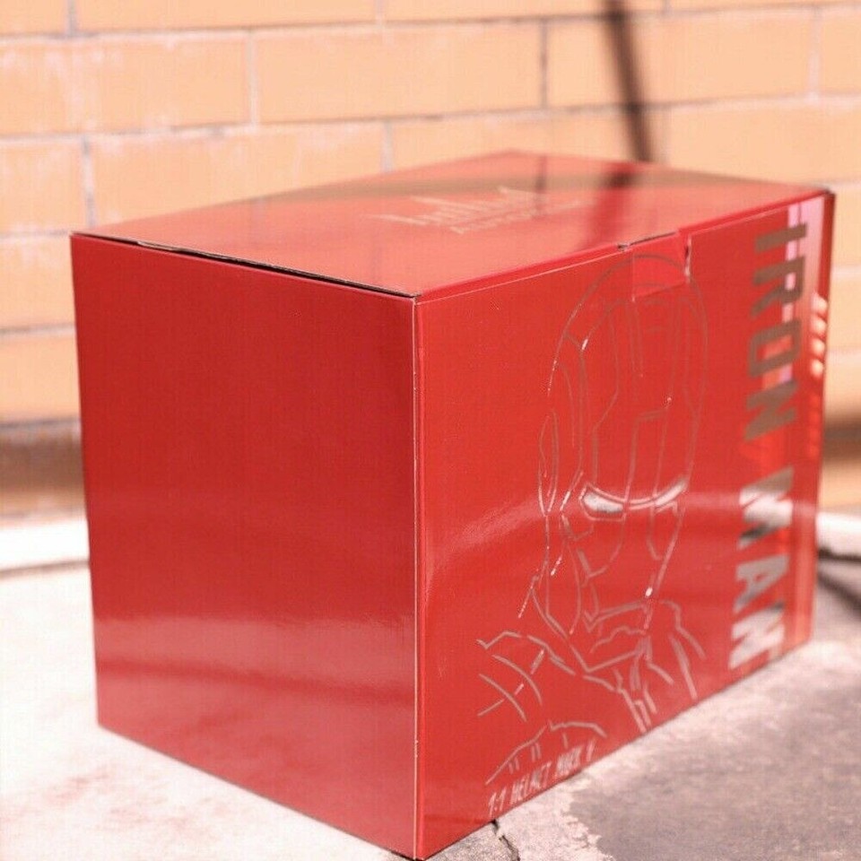 US Iron Man MK5 Cosplay Helmet Wearable Voice-control Sounds & LED Eyes ...