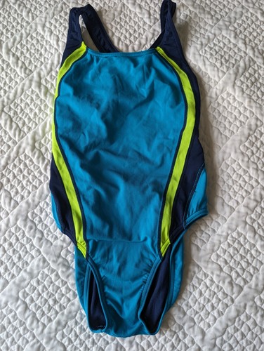 SPEEDO Pro LT Swimmers Trippy Stripe Blue Women's Swimsuit One piece ...