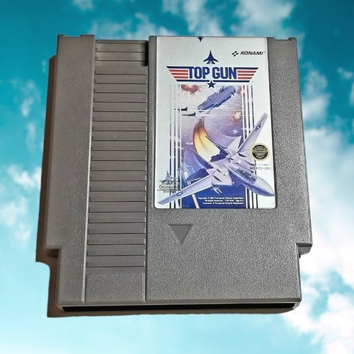Vintage Original Nintendo Top Gun Video Game Konami NES-TS-USA Seal ...