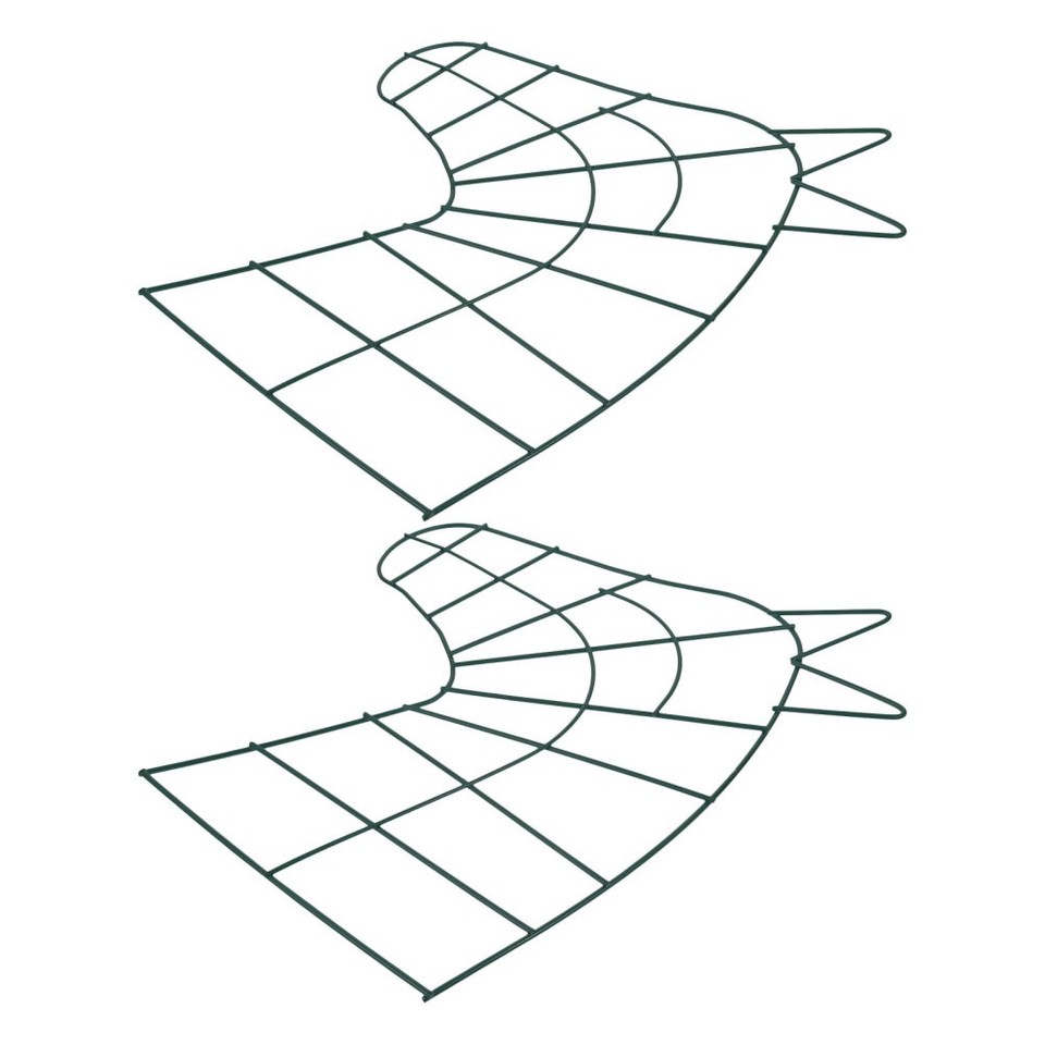 2 Pcs Horse Head Garland Front Door Wreath Small Metal Frame Iron ...