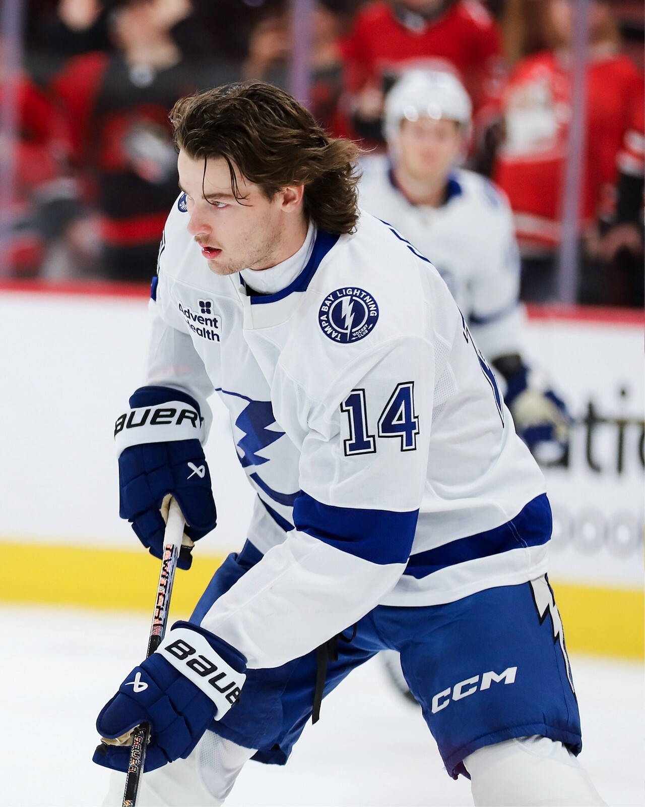 Conor Geekie NHL Debut Skate Tampa Bay Lightning 8x10 NHL Hockey Photo ...