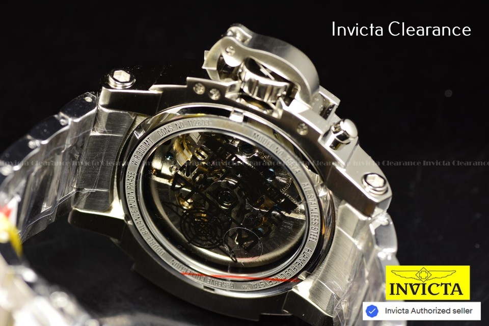 NEW Invicta Reserve Man of War Automatic Purple Abalone Dial Men's ...