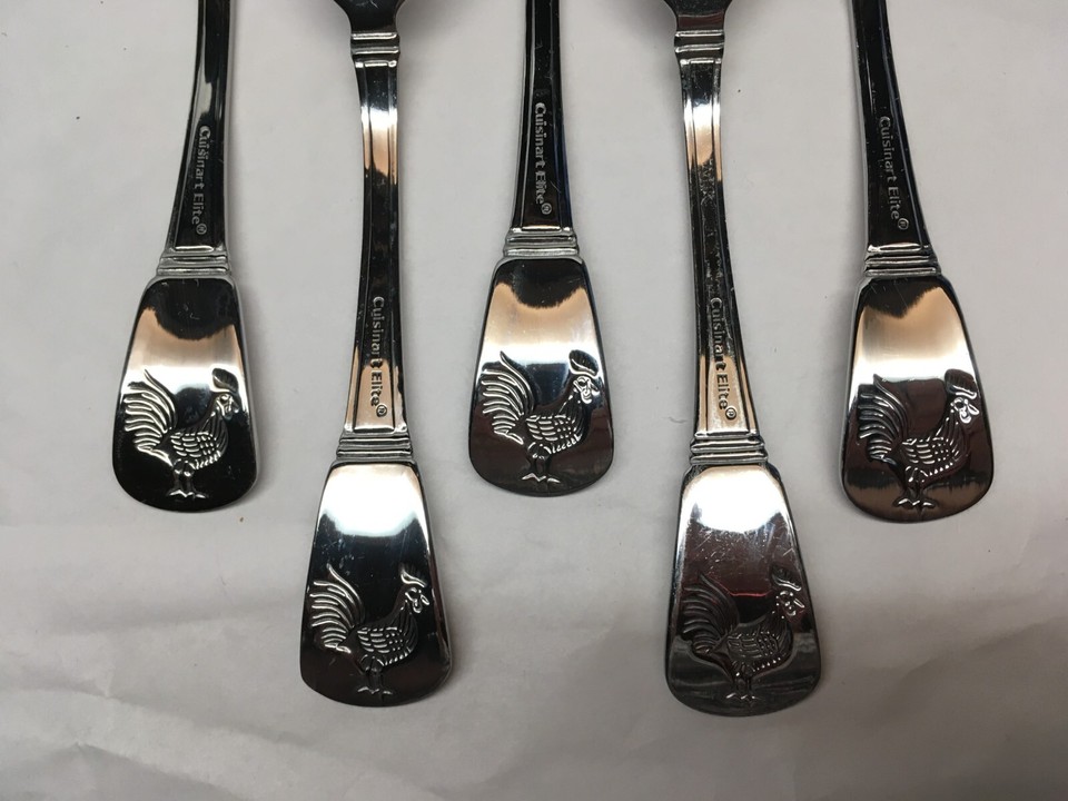 Cuisinart Elite French Rooster Stainless Flatware - Choice | eBay