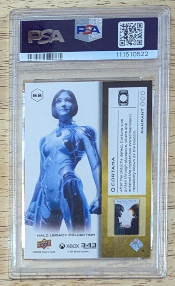Cortana - Rampant - 2025 Halo Legacy - #68 - PSA NM 7 | eBay