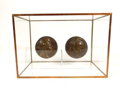 2 Medaillen Bronze Frau Kassonké Paar Peulh Afrika Dvd-Brenner Monier ...