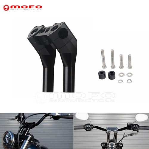 1" Pullback Style Modular Handlebar Risers Kit For Harley Dyna Softail ...
