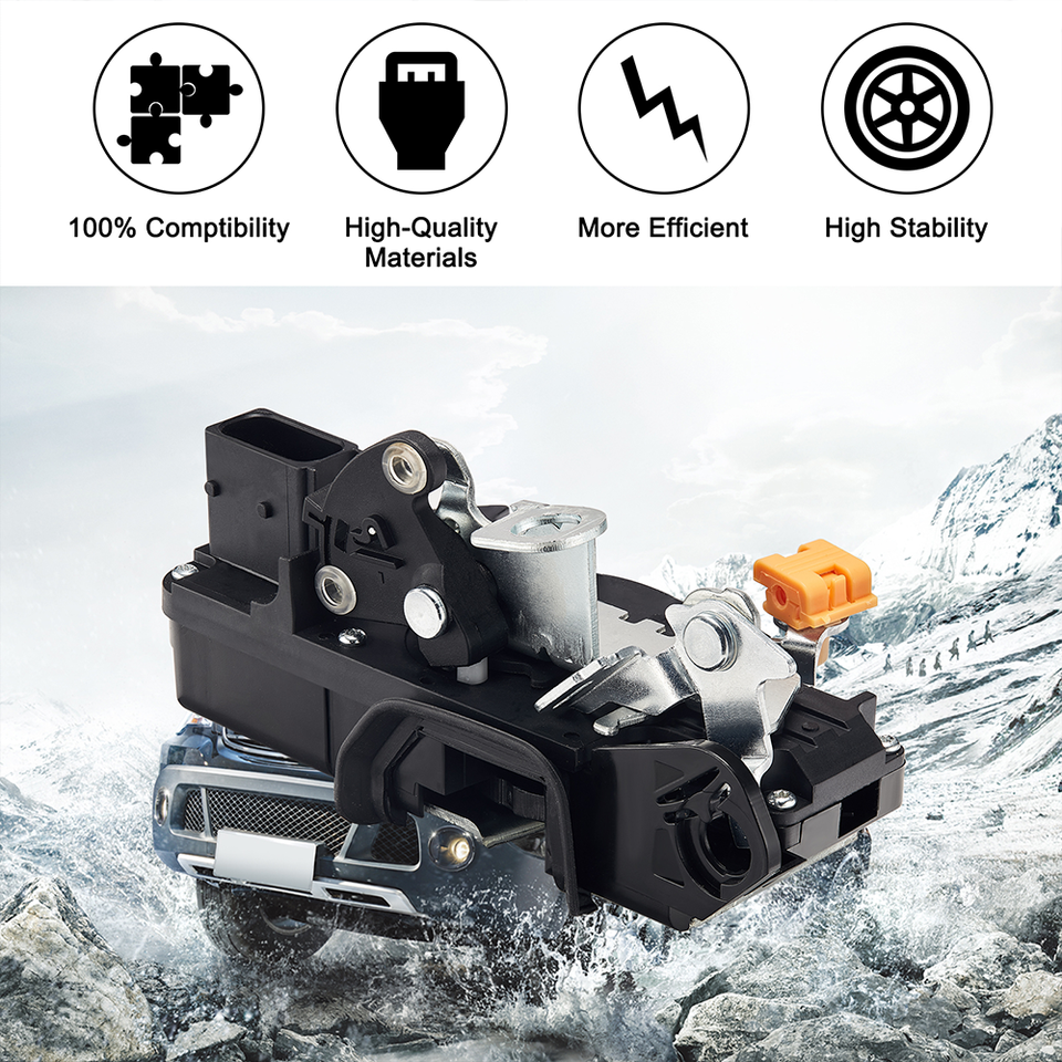 Front Left Driver Side Door Lock Actuator For 2007-09 Chevy GMC Sierra ...