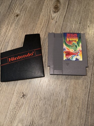 Dragon Warrior (Nintendo NES, 1989) ntsc usa Cartridge Game & Sleeve ...