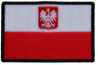 Poland Flag Patch- 3x2 inch - P5176 | eBay