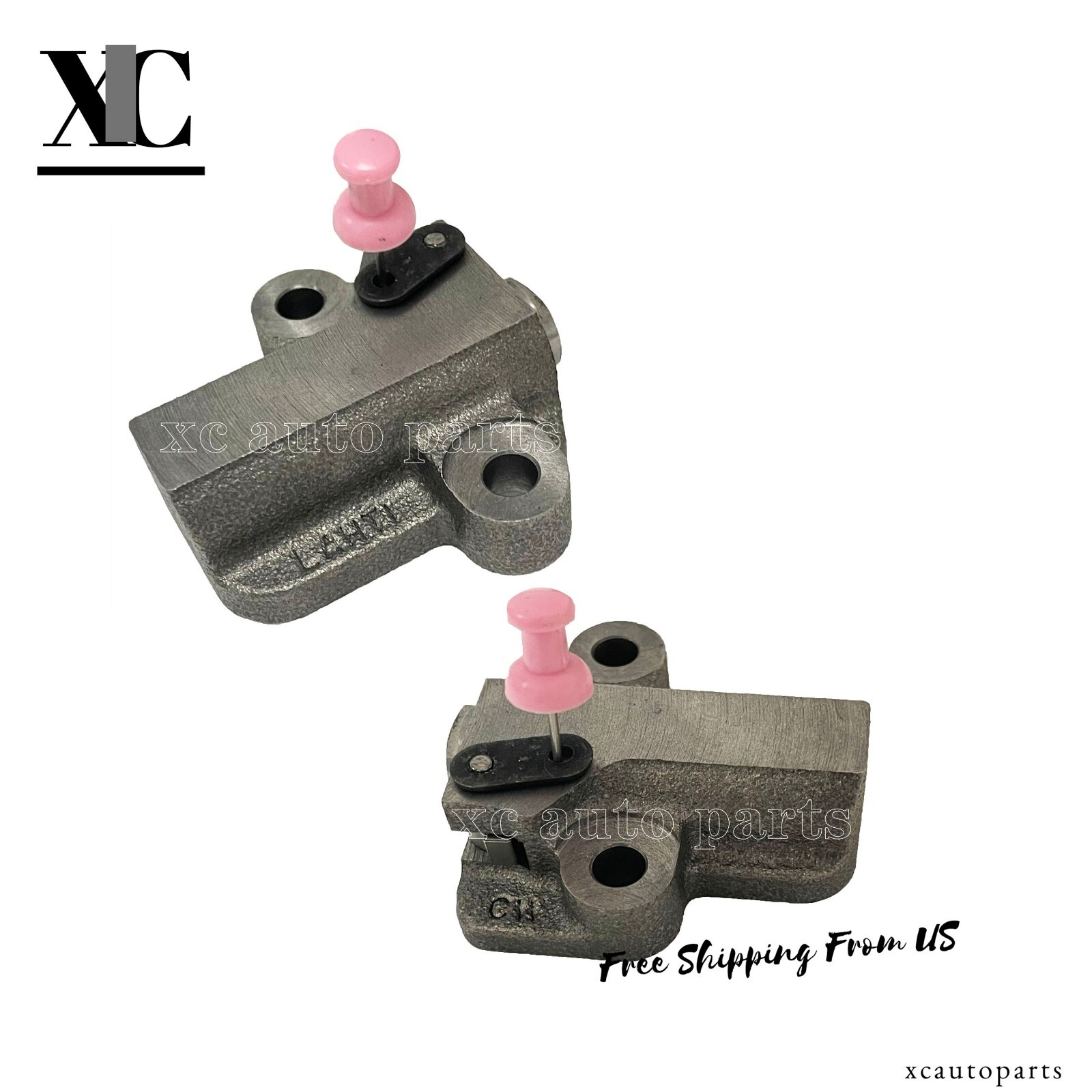 2Pcs Engine Timing Chain Tensioner 24410-3CGA3 For 2012-19 Hyundai Kia ...
