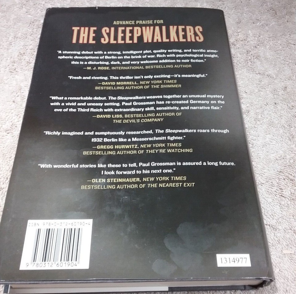 Paul Grossman - The Sleepwalkers - Hardcover / Dust Jacket | eBay