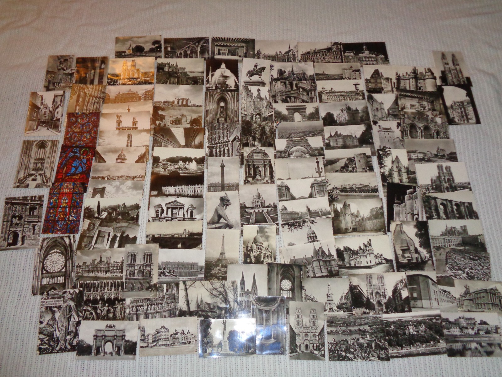 France Vintage Postcard Lot Historic Sites Art Eiffel Tower Unused 101 ...