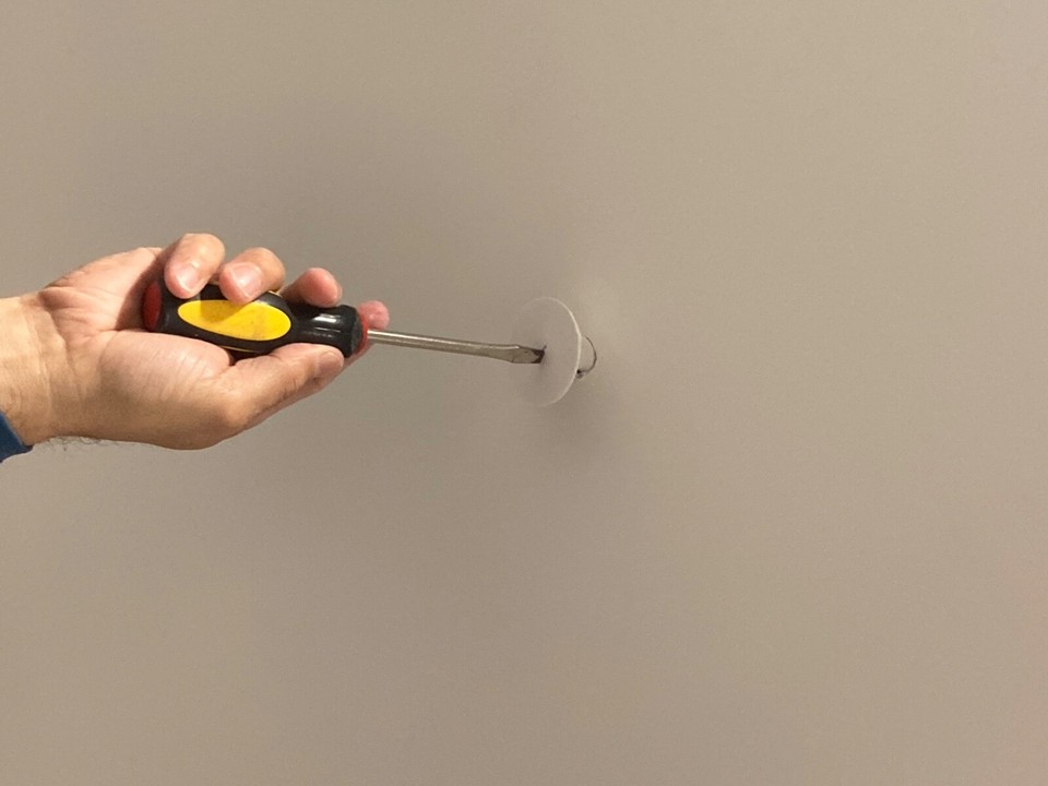 drywall plug 4-pack, blue or white, fix holes or locate wires, 2 inch ...