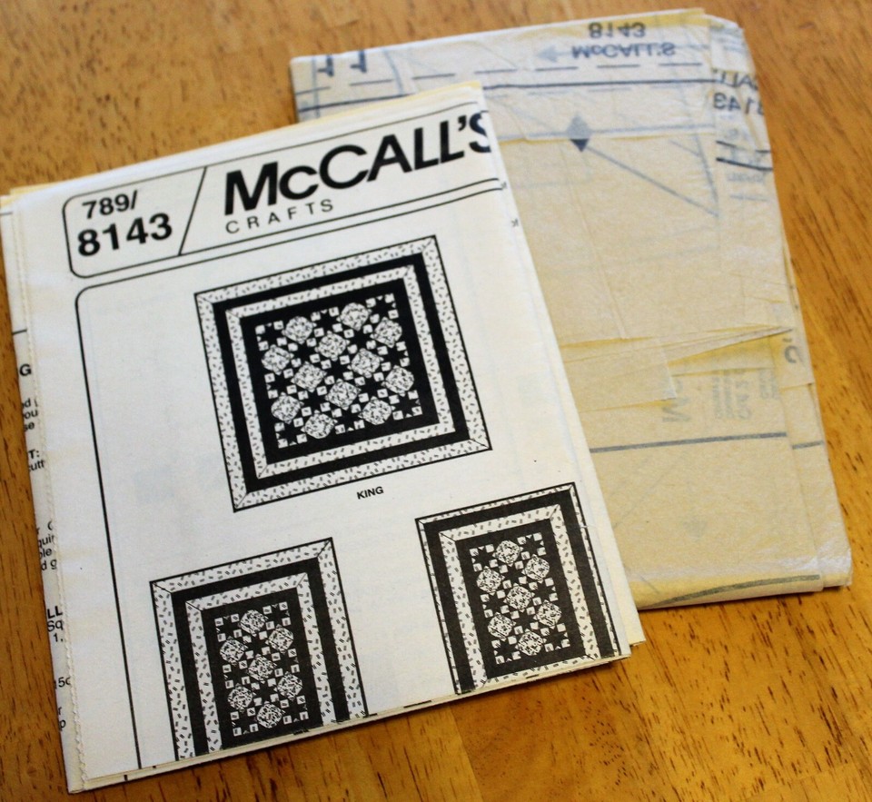 McCalls: PATTERN #8143 AN AMERICAN TRADITION - QUILT, PILLOW, VEST ...