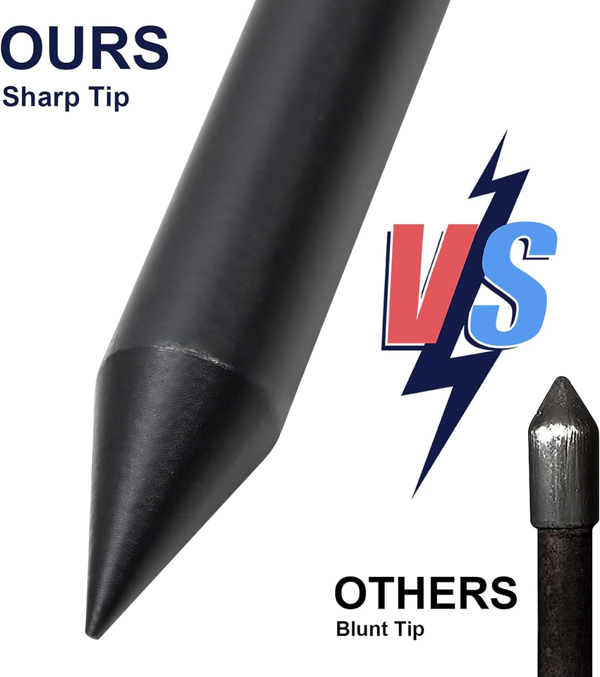 Soil Probe Rod, 48 Inch Metal Septic Tank Locator Tool, Ground Probe ...