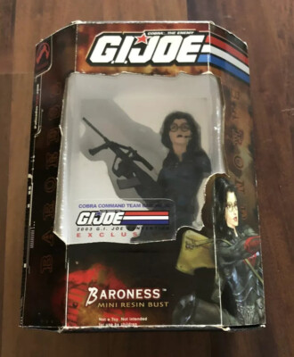 GI JOE COBRA COMMAND TEAM BARONESS RESIN BUST #244/300 FIGURE ...