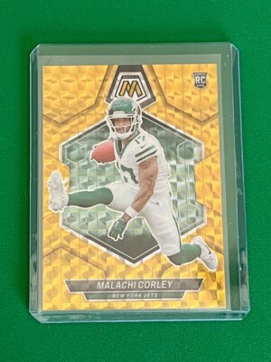 2024 Panini Mosaic NFL #359 Malachi Corley RC True Gold Prizm /10 NY ...