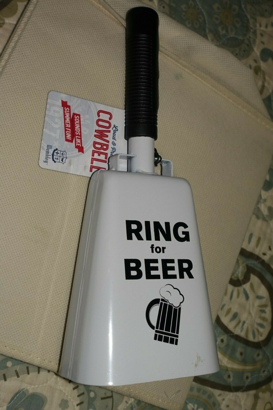 Cowbell Metal RING FOR BEER Loud Noise Wembley Classic | eBay