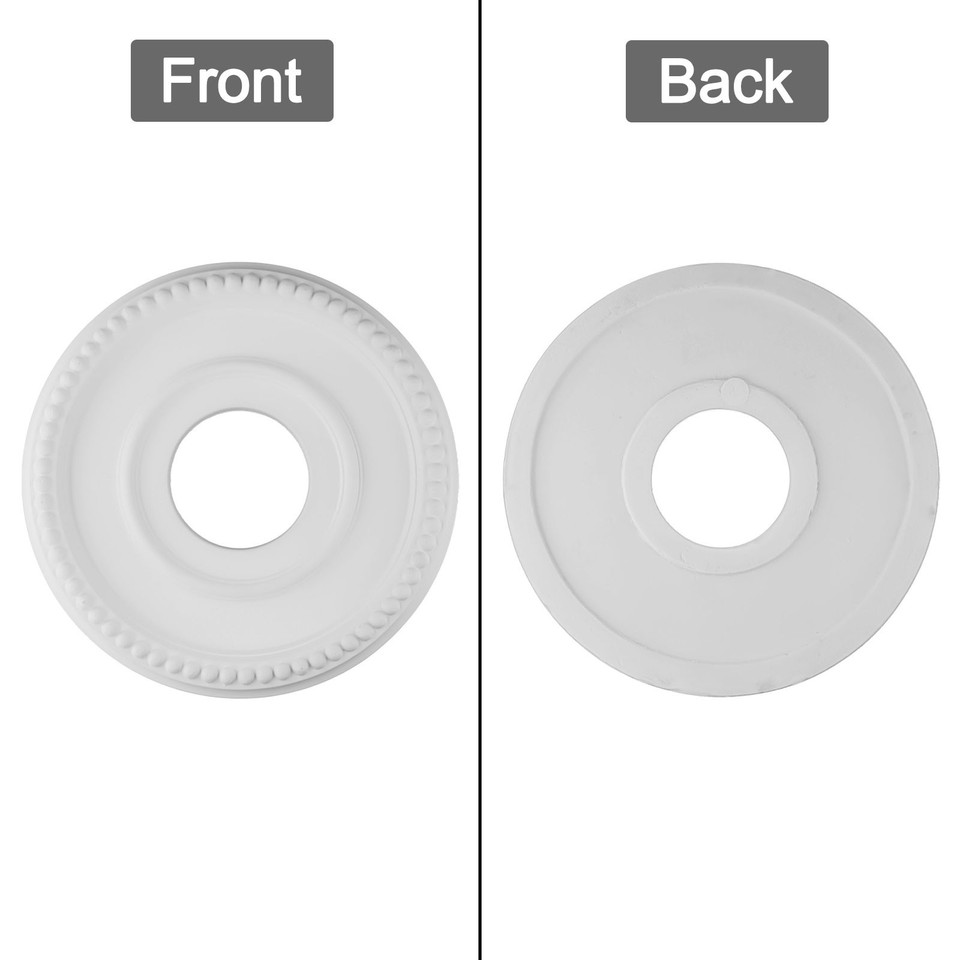 Home Round Medallion Ceiling Fan Light Fixtures Plate with PU Material ...